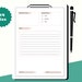 Case Managment pink, Printable Form, Client Documentation, Case Manager ...