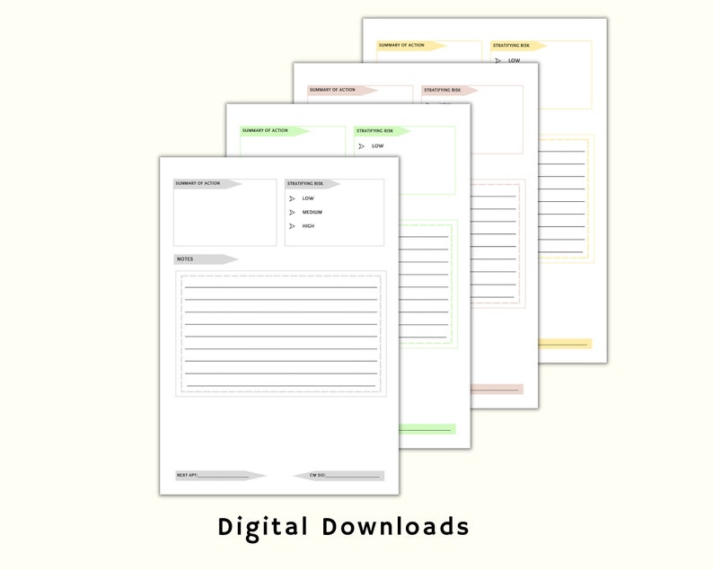 Case Management Forms Bundle: Social Worker & Therapist Templates ...