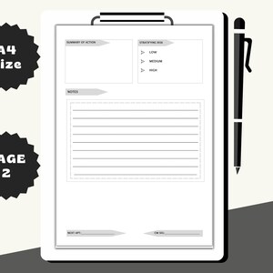 Case Managment (gray), Client Case Identifier Printable Form, Legal ...