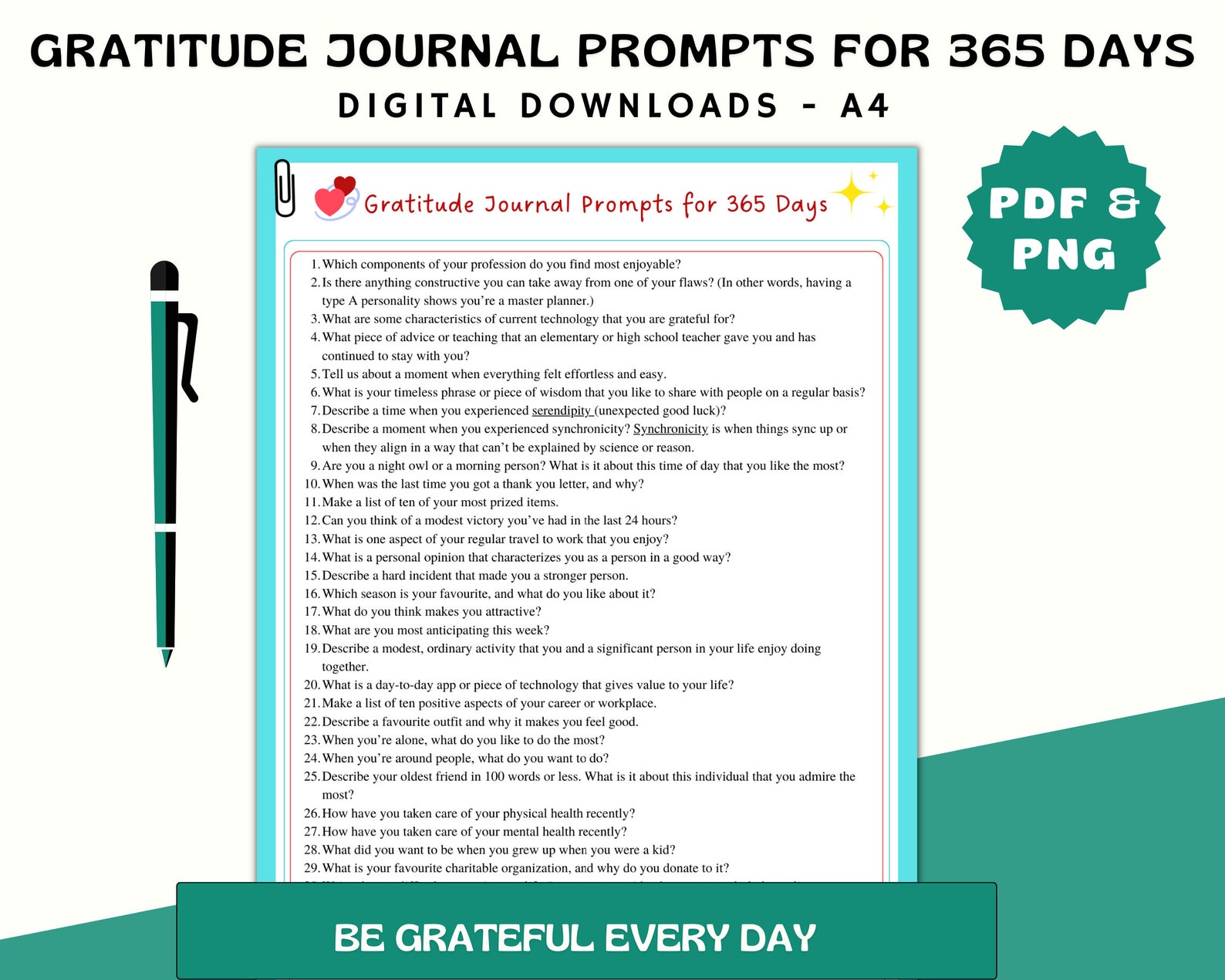 Mindfulness Gratitude Journal With Prompts, Social Anxiety ...