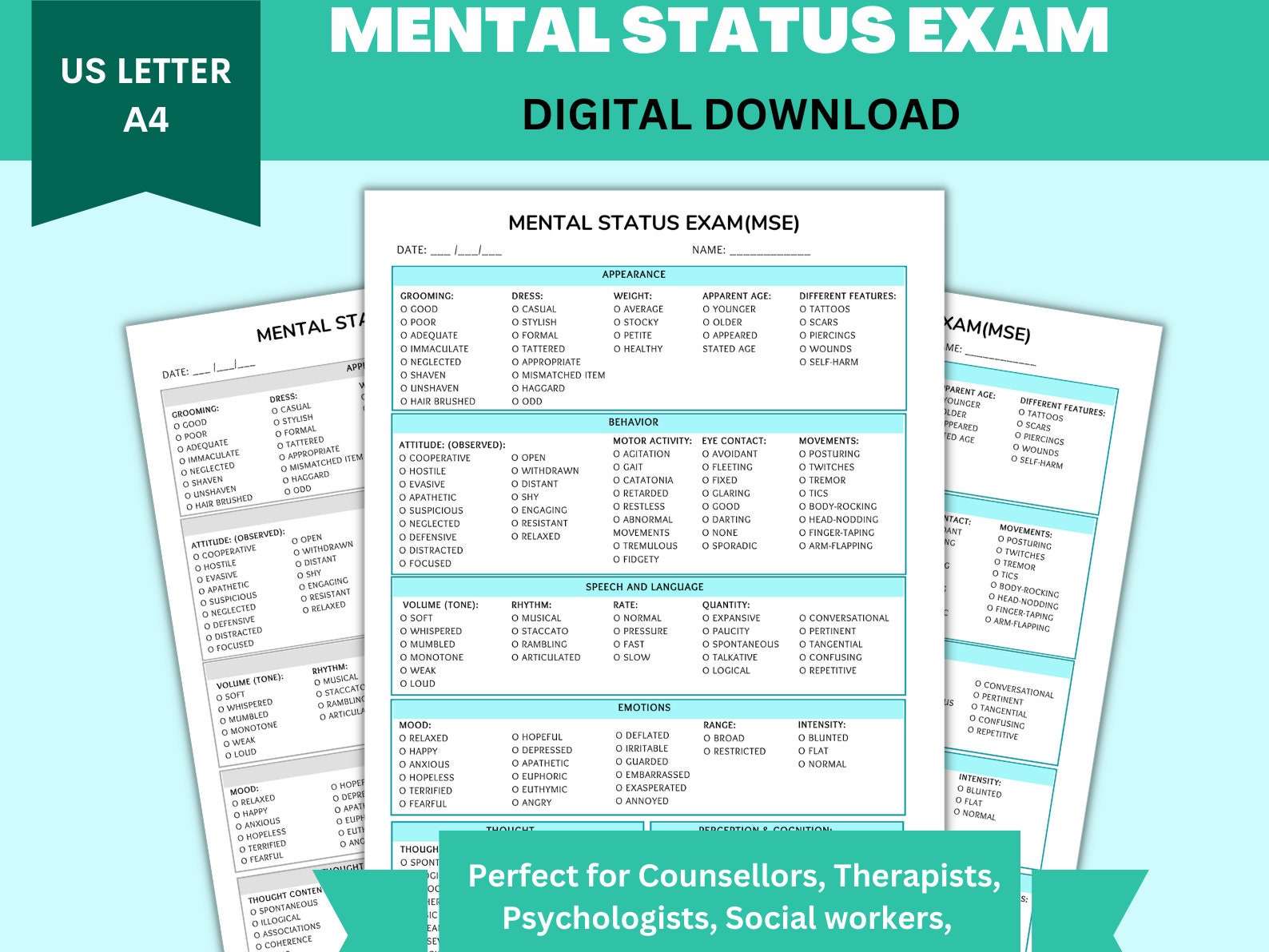SAVE 40 % Mental Health Cheat Sheets, Therapist Documentation Tools ...