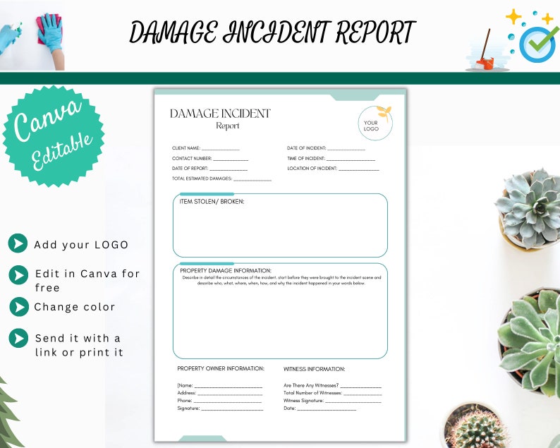 Cleaning Services Contract Forms Mega Bundle (canva Editable, Printable) - Etsy