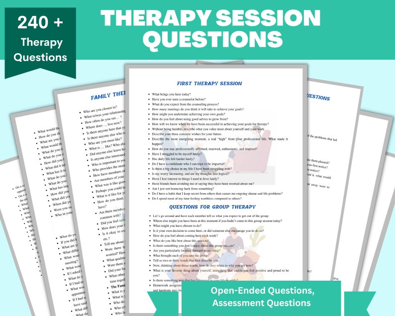 Family Therapy Assessment Session Questions |counseling Questions ...