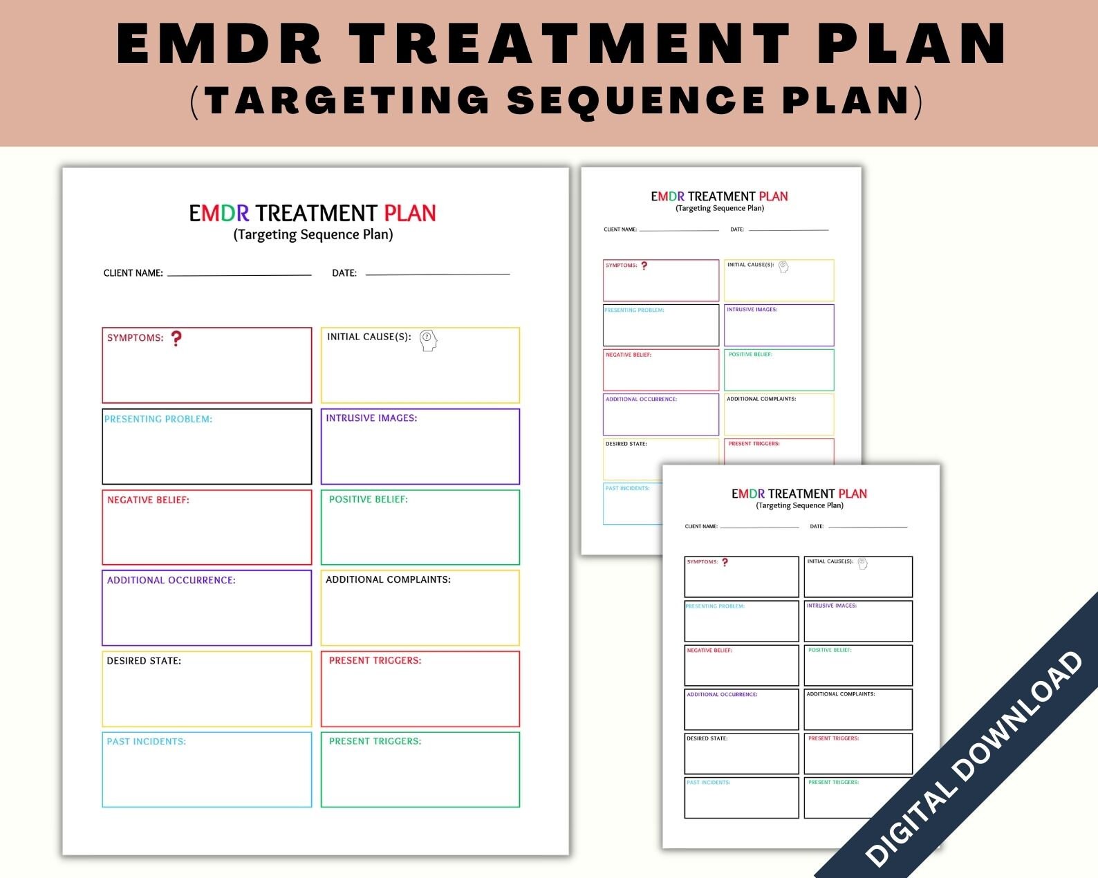 EMDR Bundle, EMDR Interweaves, Emdr Pdf Worksheet, Emdr Resources, Emdr ...