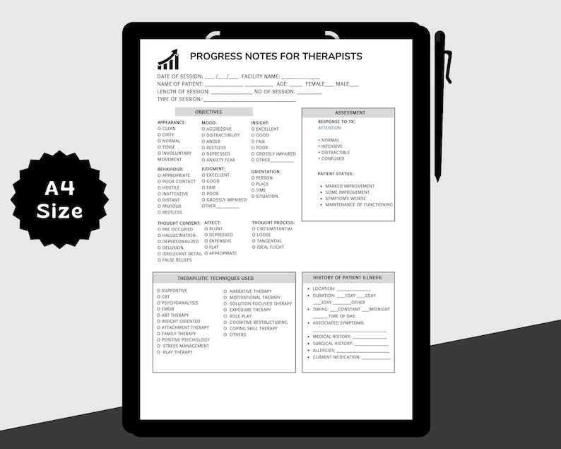Therapy Forms Documentations Bundle, Mental Health Desk Top Reference ...