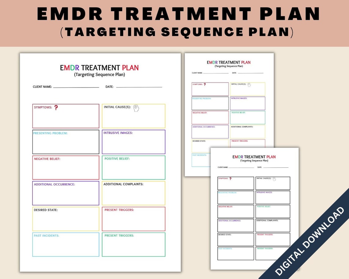 EMDR Mega Bundle, Handouts for Clients, Assessment Forms, Trauma ...