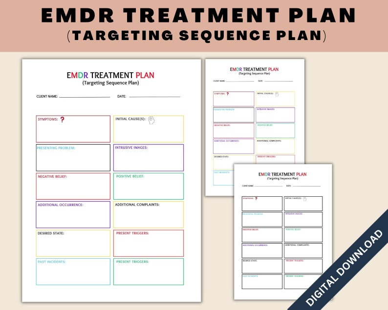 EMDR Therapy Mega Bundle: Scripts, Worksheets, Treatment Plan ...