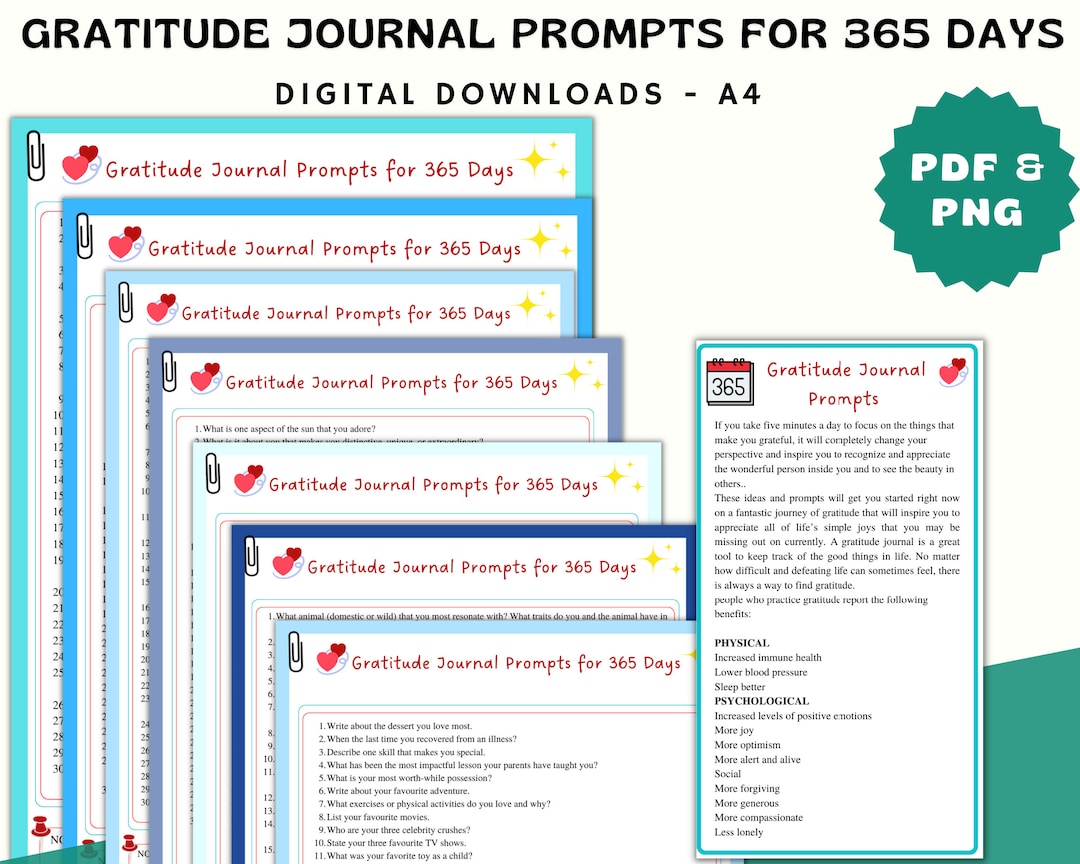 Mindfulness Gratitude Journal With Prompts, Social Anxiety ...
