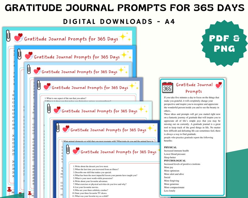 Mindfulness Gratitude Journal With Prompts, Social Anxiety ...