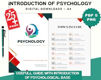 Introduction to Psychology Worksheets - Etsy