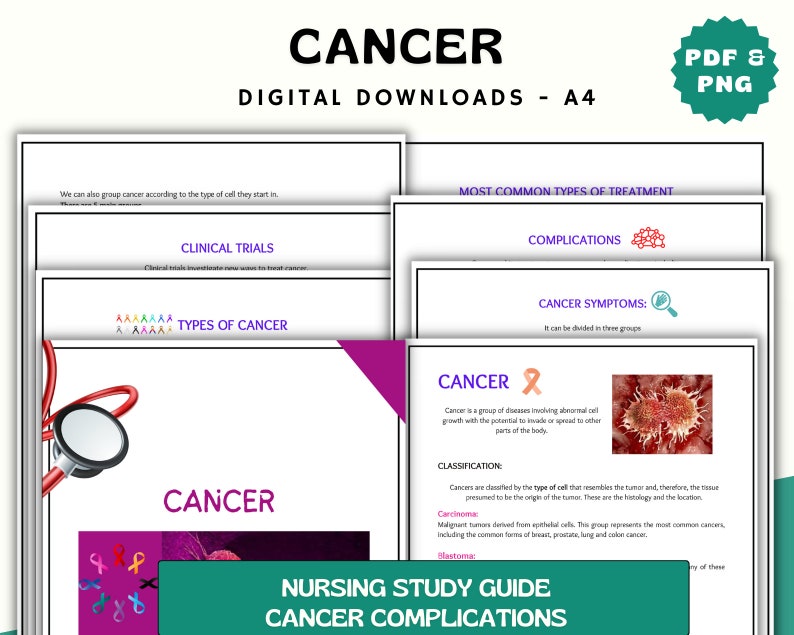 Cancer Awareness, 2025 Cancer Orientation, Nursing Student Study Guide ...