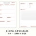 Case Managment pink, Printable Form, Client Documentation, Case Manager ...