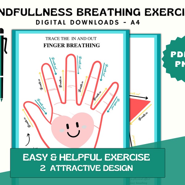 Deep Breathing Exercises Poster - Etsy