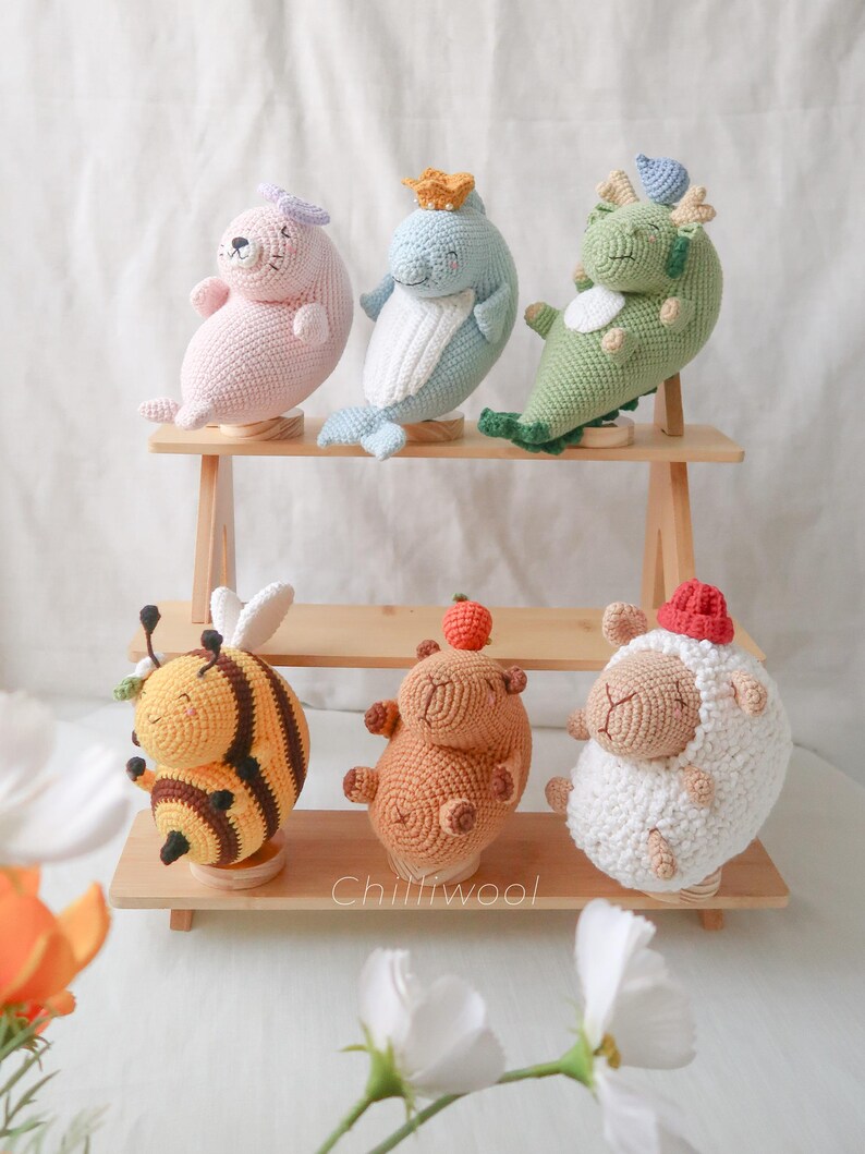 Amigurumi Pattern Capybara Rolling by Chilliwool Crochet (crochet for ...