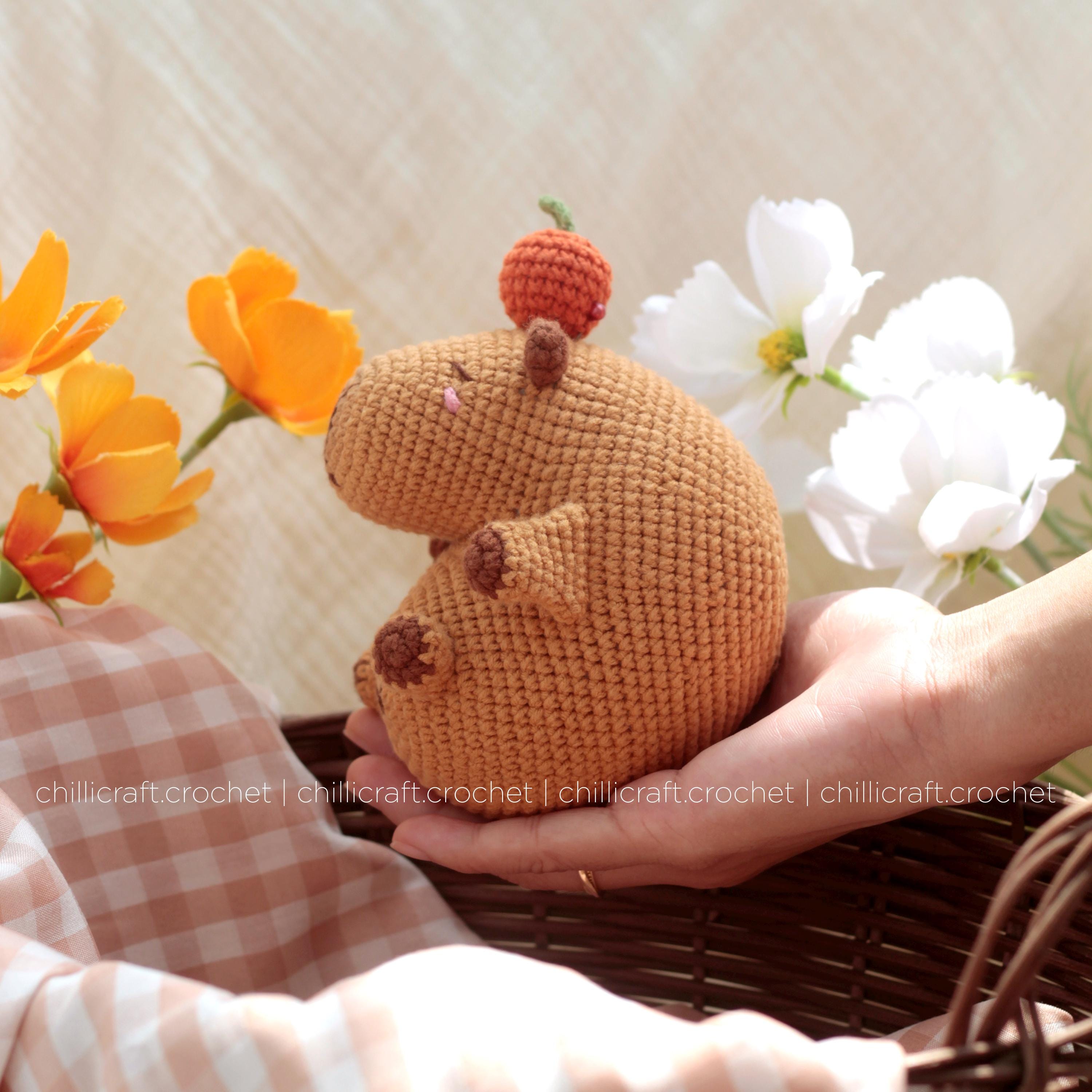 Amigurumi Pattern Capybara Rolling by Chilliwool Crochet (crochet for ...