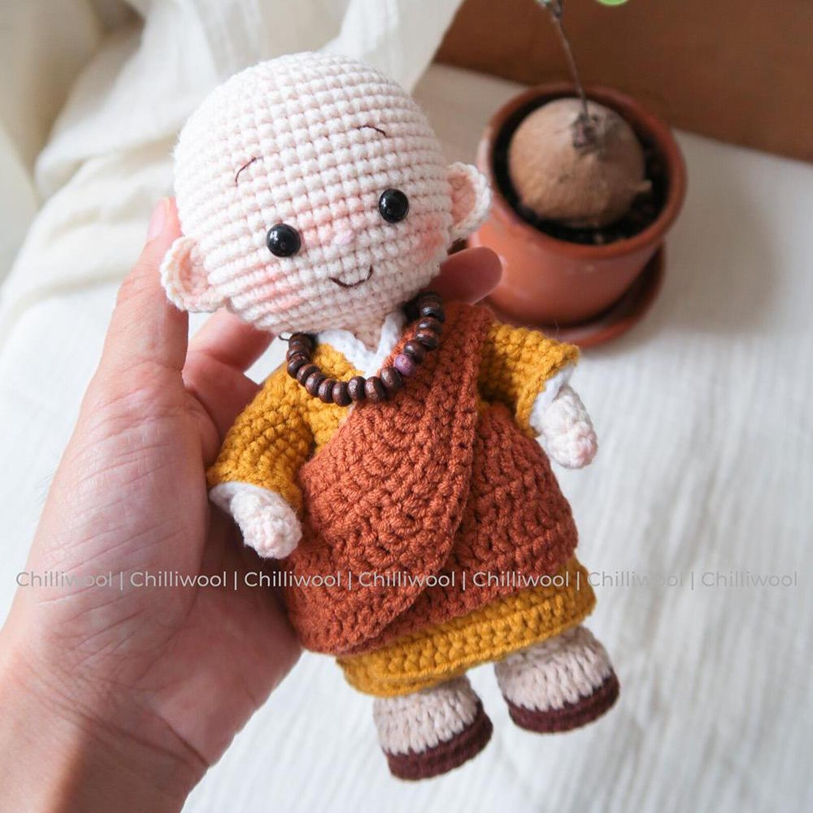 Amigurumi Pattern Novice Monk Buddhist Doll by Chilliwool Crochet (not ...