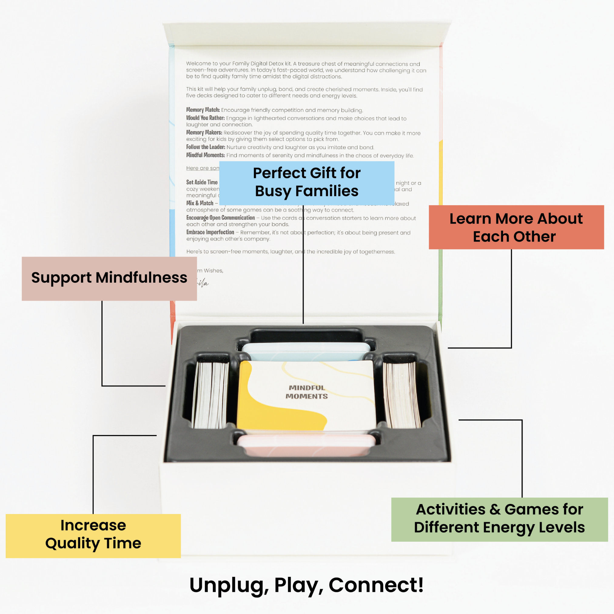 Digital Detox Kit, Conversation Cards for Kids, Activities for Kids ...