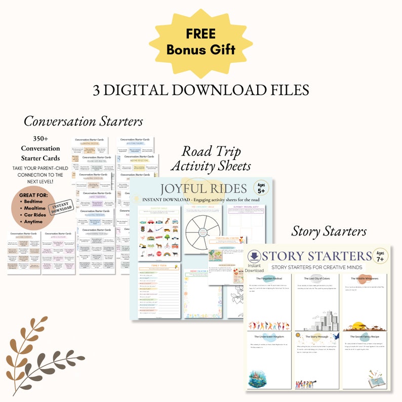 Digital Detox Kit, Conversation Cards for Kids, Activities for Kids ...