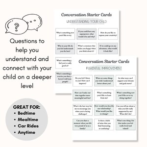 350 Conversation Cards for Kids, Conversation Starters, Family Dinner ...