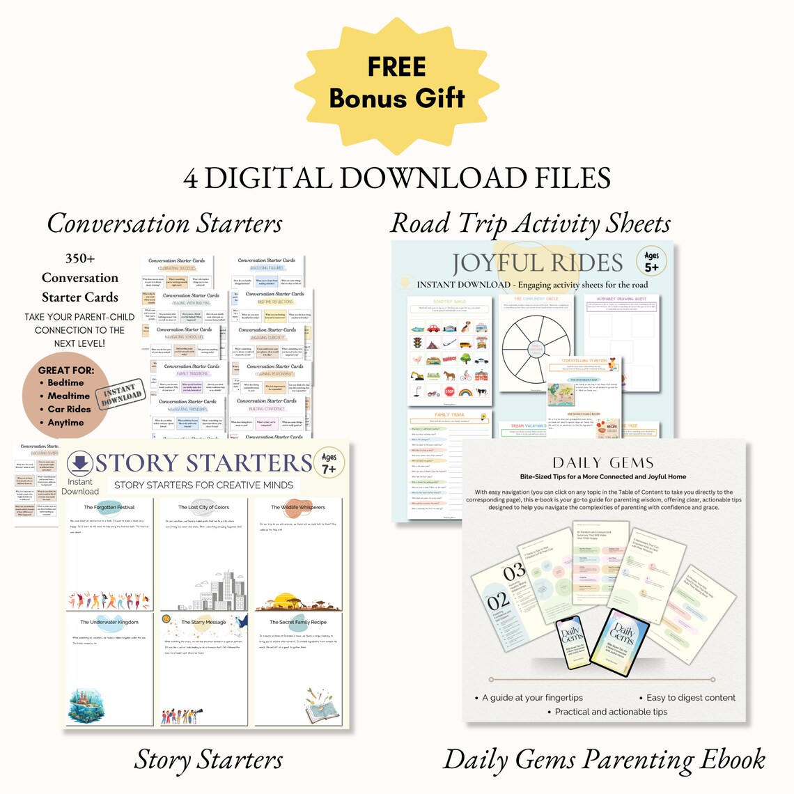 Digital Detox Kit, Conversation Cards for Kids, Activities for Kids ...