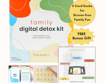 Digital Detox Kit, Conversation Cards for Kids, Activities for Kids ...