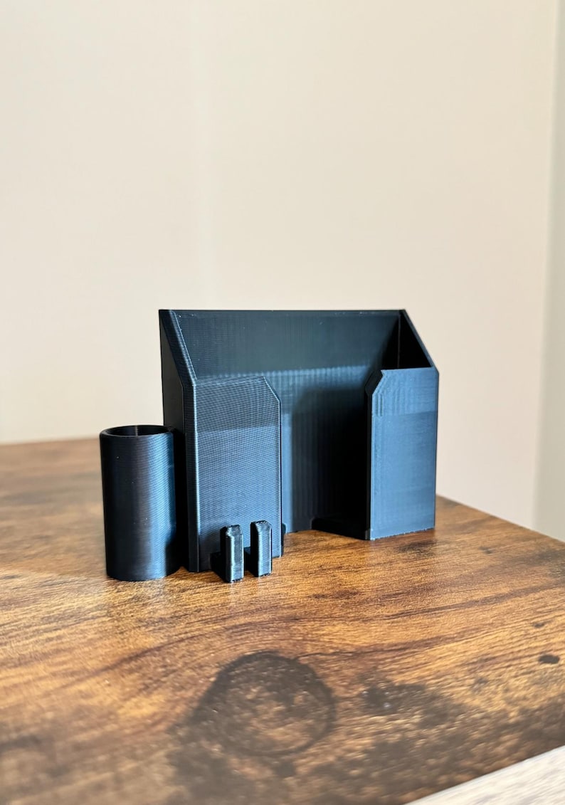 STL File - Phone Holder With Key & Chapstick Storage (wall Mount) - Etsy