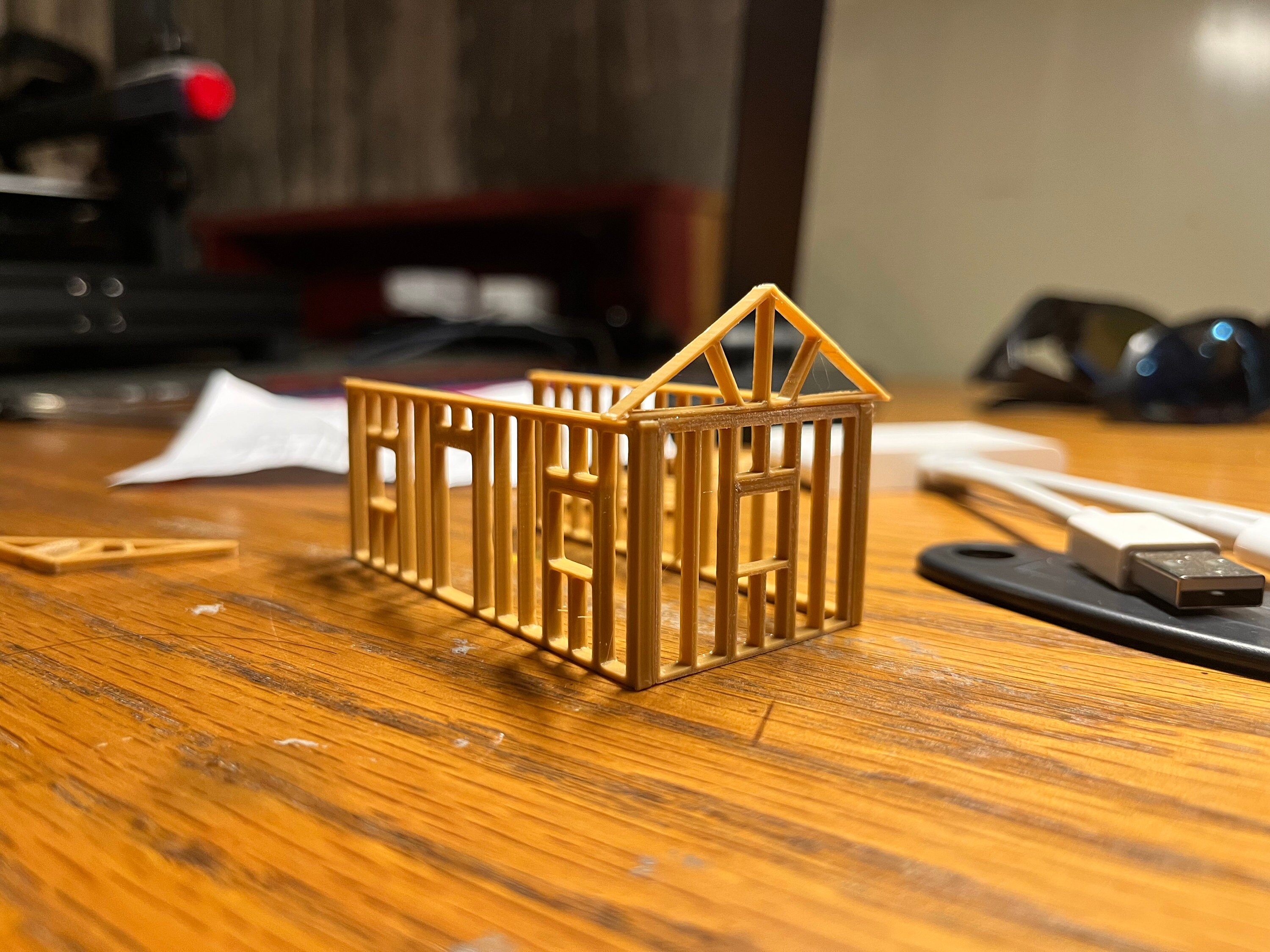 STL File - Model House Frame - Etsy