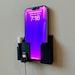 STL File - Phone Holder With Key & Chapstick Storage (wall Mount) - Etsy