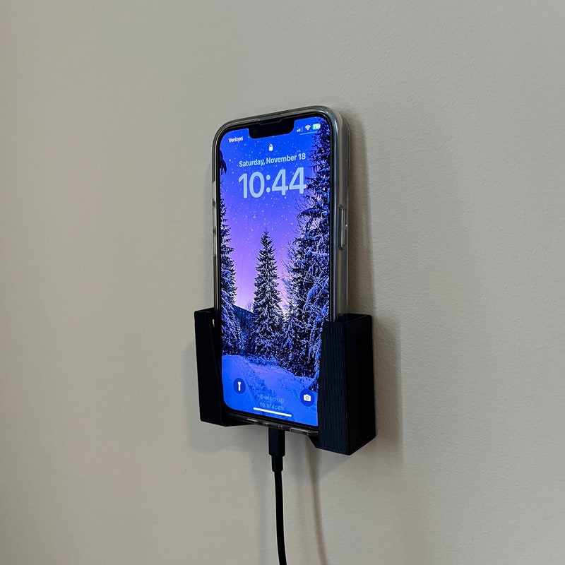 Wall Mounted Cell Phone Holder - Etsy