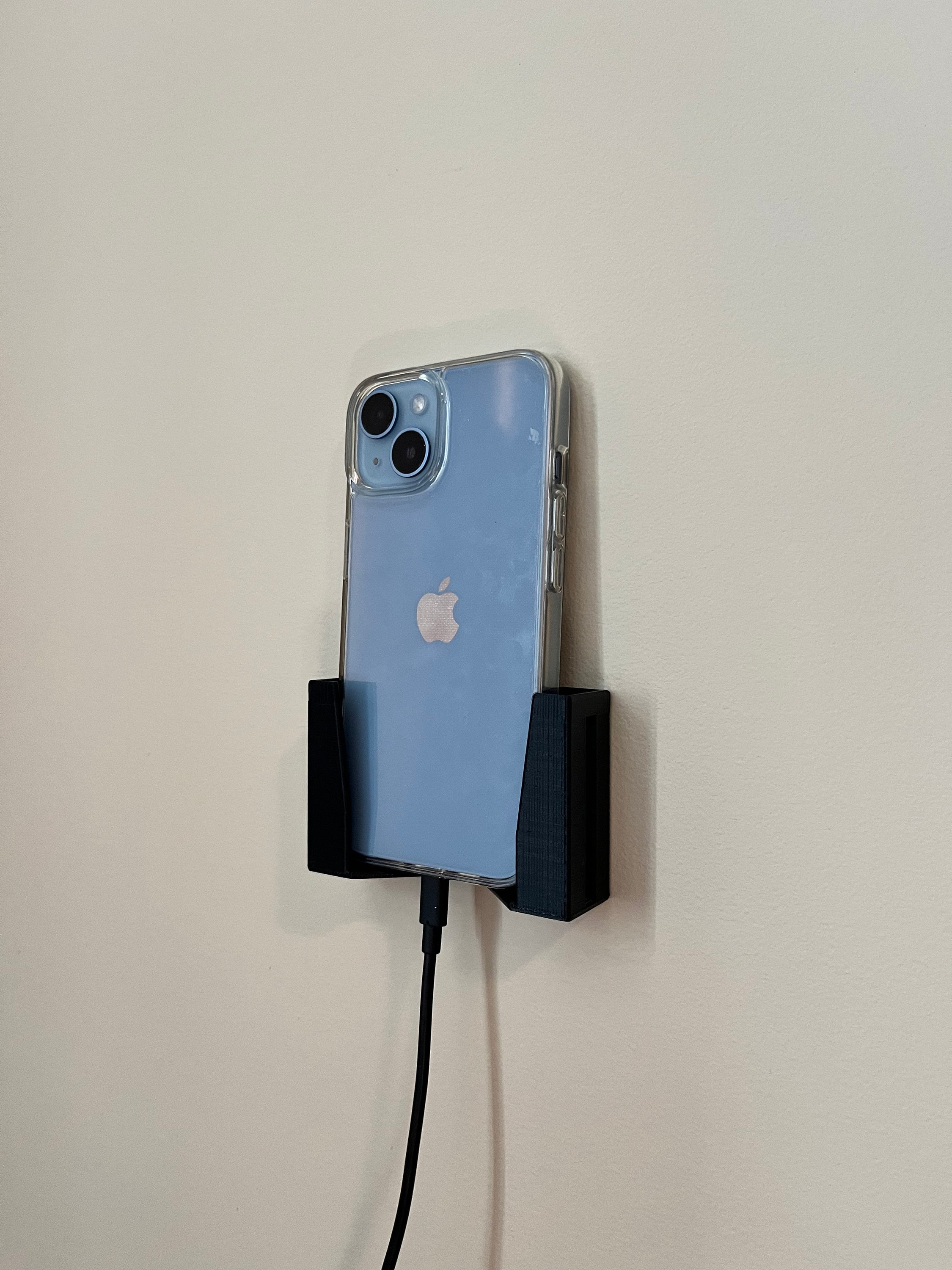 STL File Phone Holder (wall Mount) - Etsy