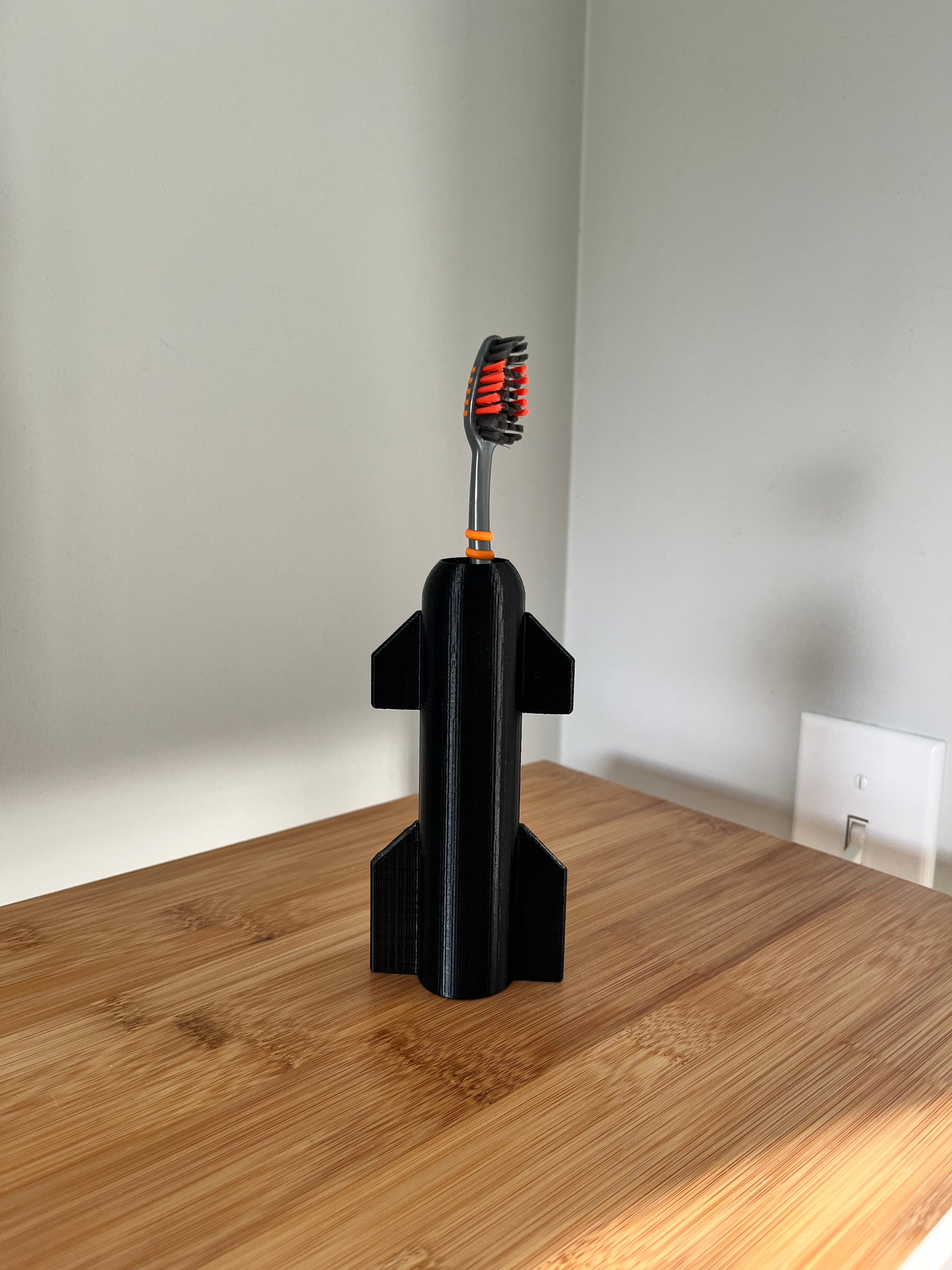 STL File - Rocket Toothbrush/pencil Holder - Etsy