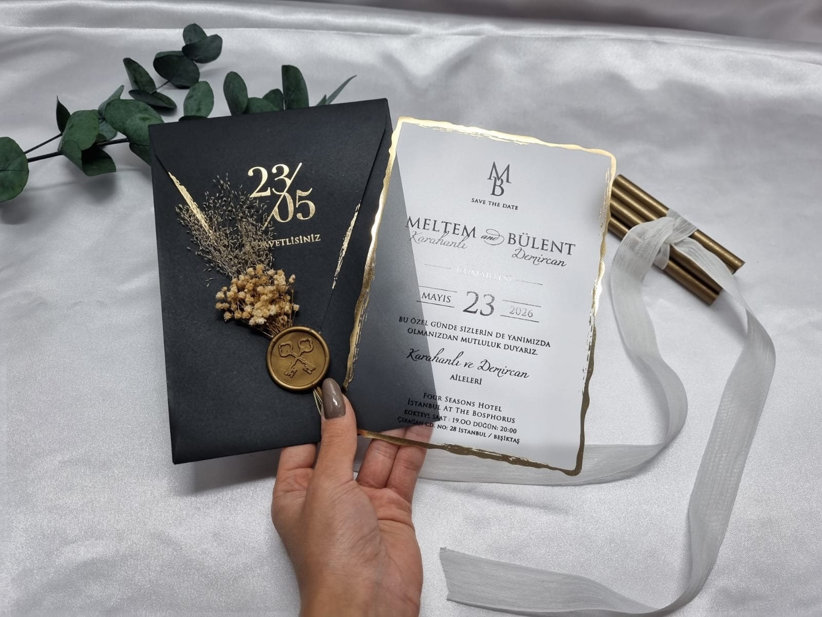 Premium Acrylic Invite Set,acrylic Invitation Card, Luxury Unique ...