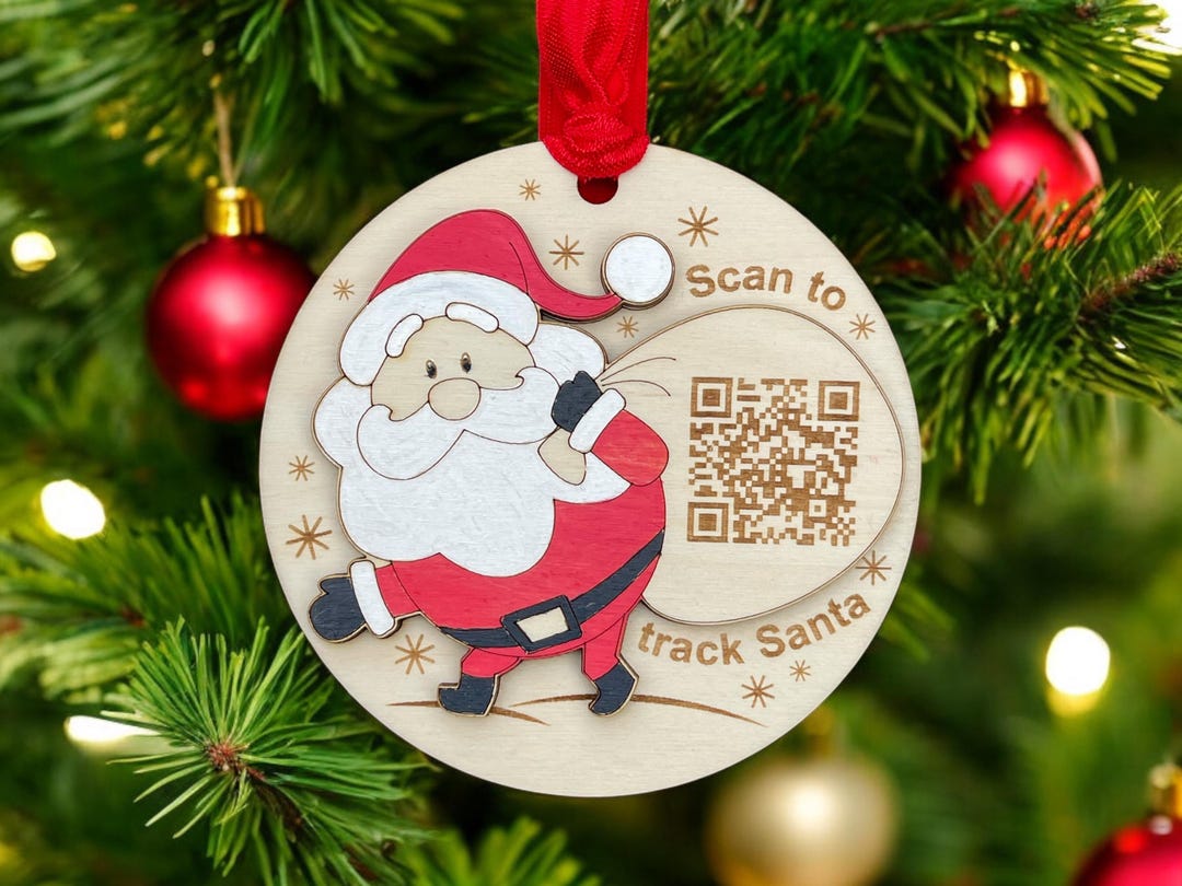 Santa Tracker QR Code - Etsy