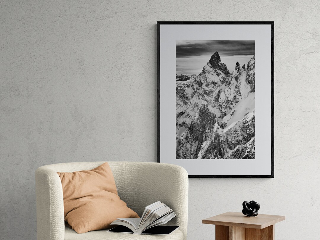 AIGUILLE NOIRE & LES Dames Anglaises | Fine Art Print of High Mountain ...