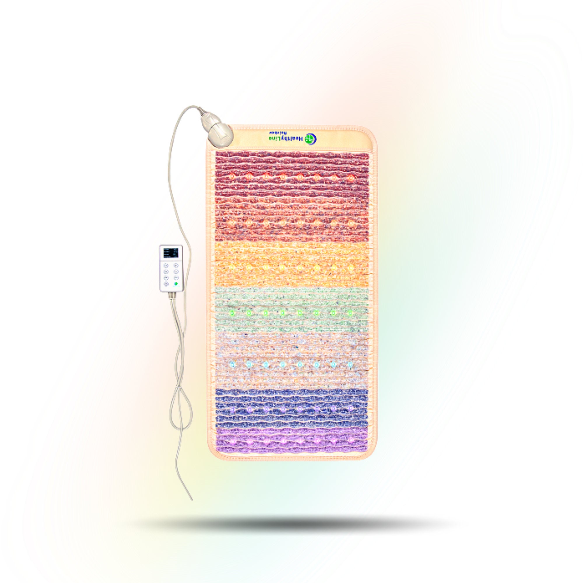 Healthyline Rainbow PEMF Chakra Heated Mat for Pain Relief Enhanced ...