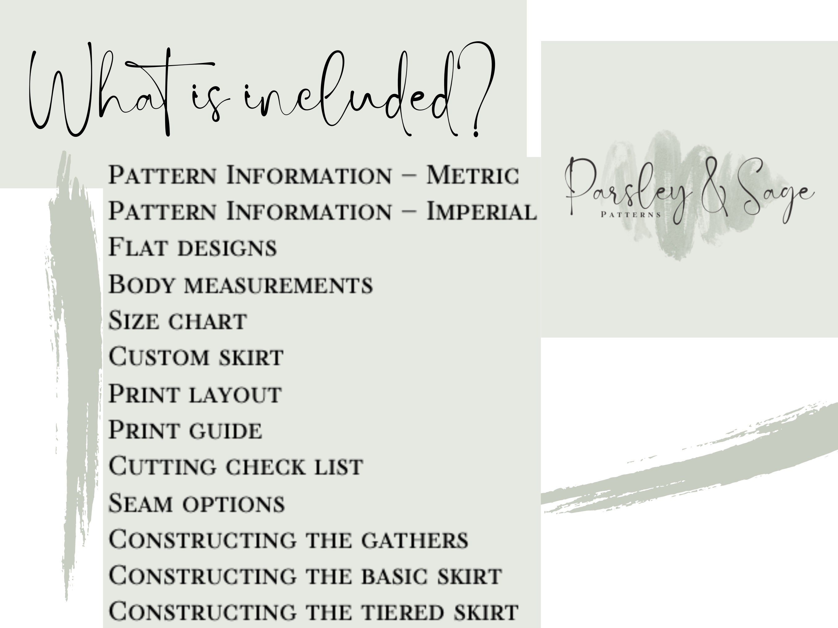Ebony Skirts Digital Sewing Pattern | PDF Sewing Pattern | 1-10 Years ...