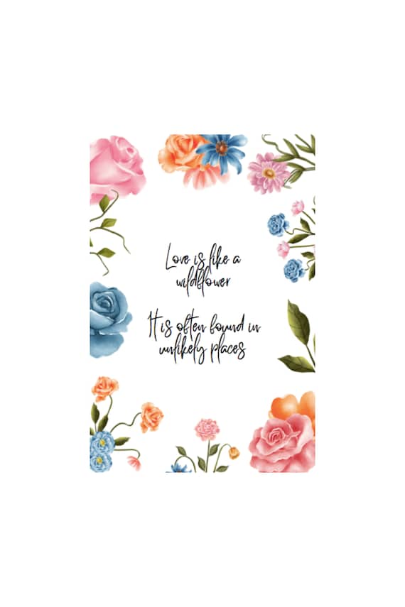 Floral Pattern Quotes