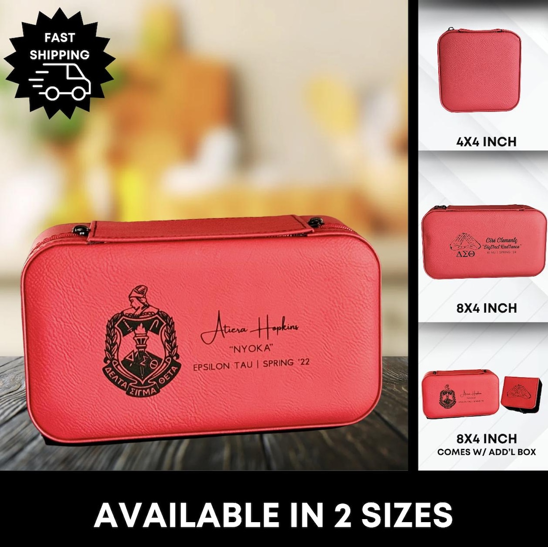 Custom Engraved Delta Sigma Theta Jewelry Box - Etsy