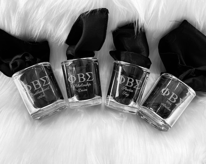 Custom Engraved Greek Shot Glasses - Etsy