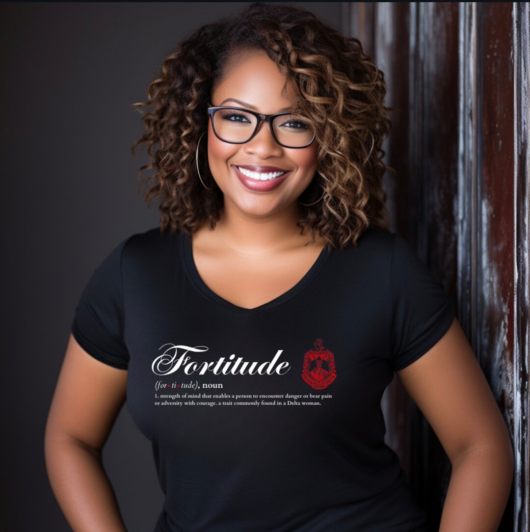 Delta Sigma Theta Fortitude Defined Tee Shirt - Etsy