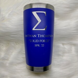Custom Engraved Phi Beta Sigma Travel Tumbler 20 Oz - Etsy