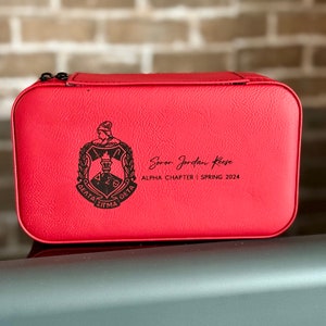 Custom Engraved Delta Sigma Theta Jewelry Box, Personalized Sorority ...