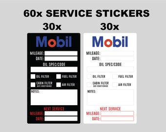 Mobil Oil Decals - Etsy