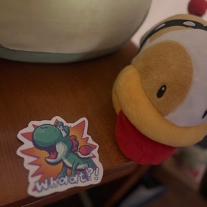 Yoshi What Mario Party Sticker - Etsy