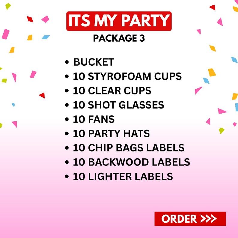 Party Buckets | Party Cups | Styrofoam Cups | Shot Glasses | Party Hats ...