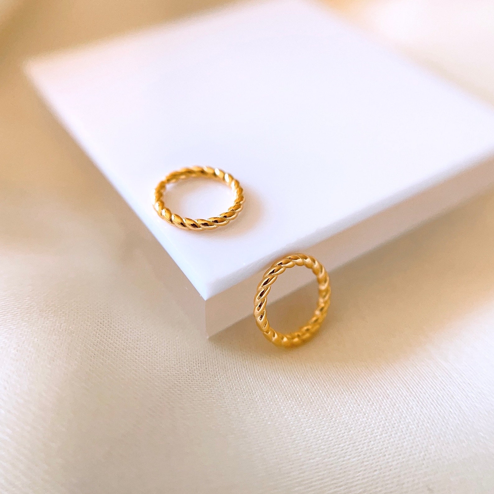 Sterling Silver 6mm Rope Hoop, Helix Tragus Cartilage Piercing - Etsy