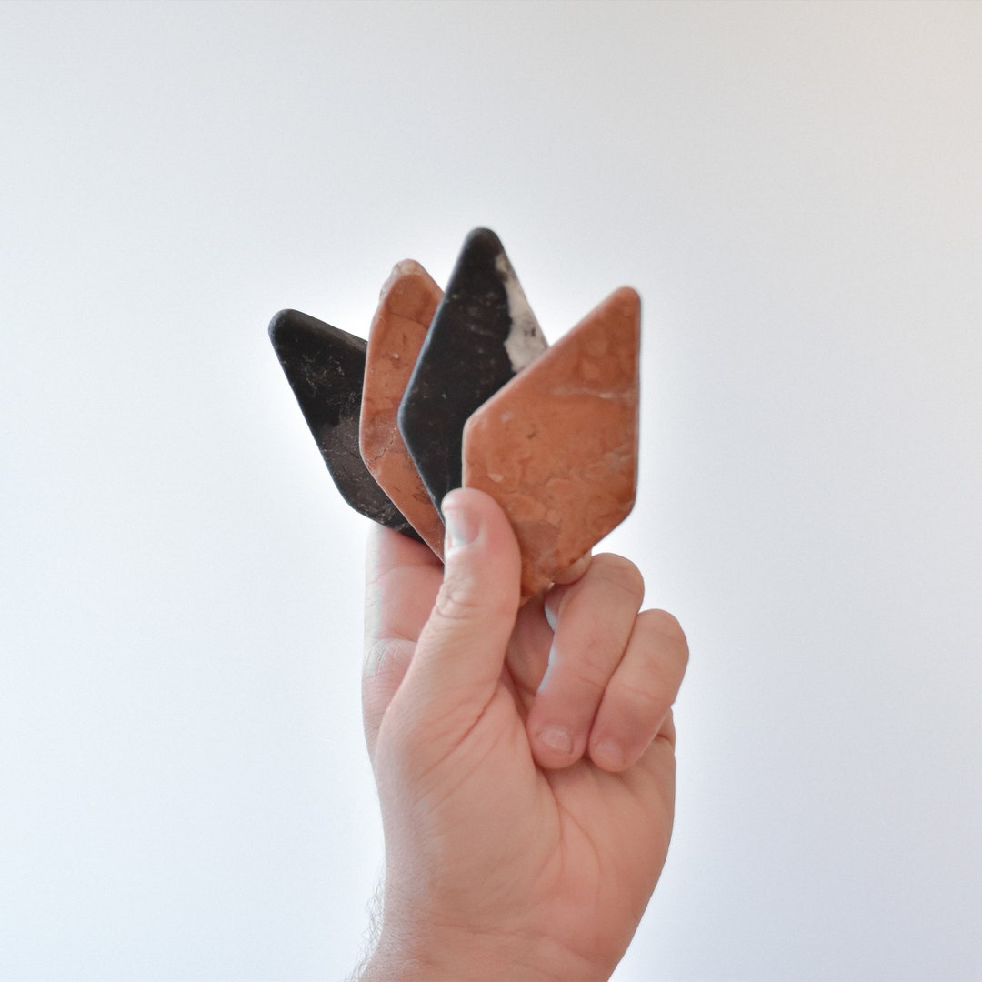 Set of 6 Marble Cutlery Rest Marble Chopstick Rest Knife and Fork Rest ...