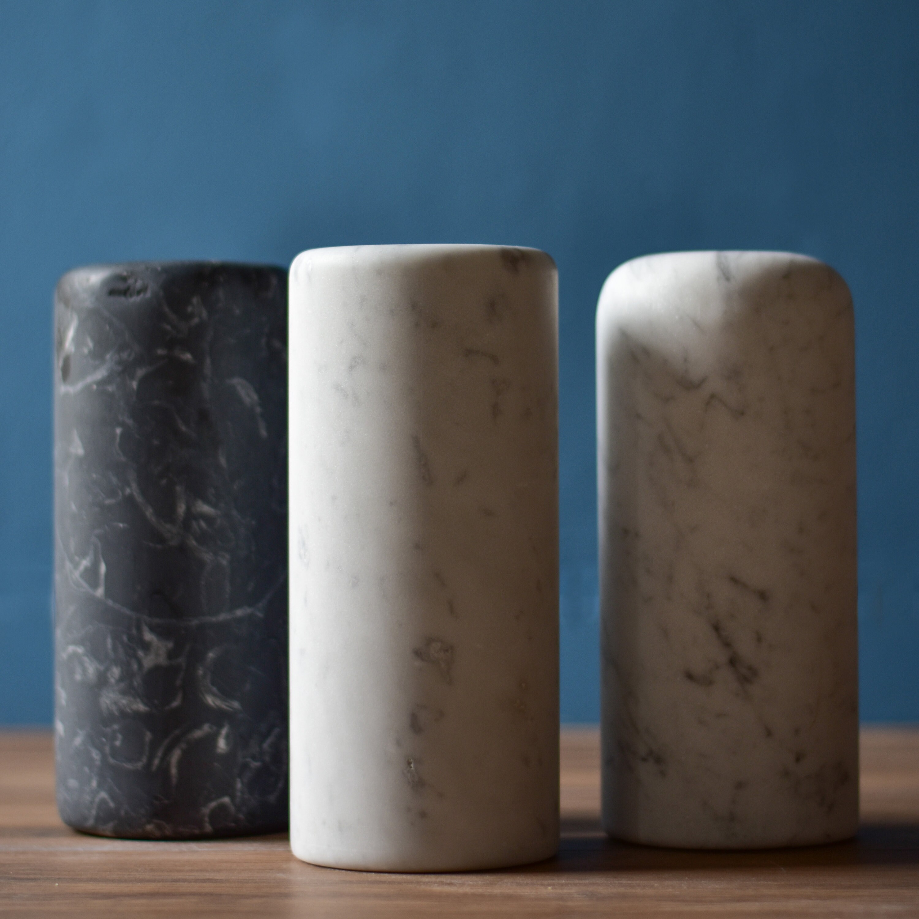 Carrara White Marble Round Base Small Marble Plinth - Etsy