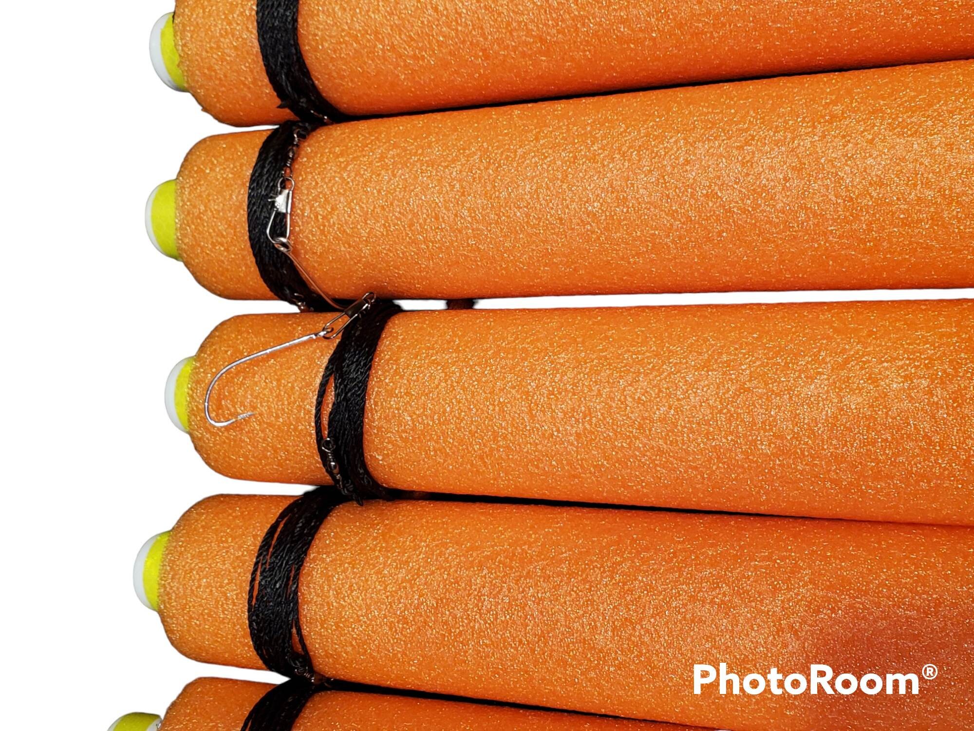 Cajun Catfish Fishing Orange Jugline Noodle Jug BLUE Markers Weighted ...