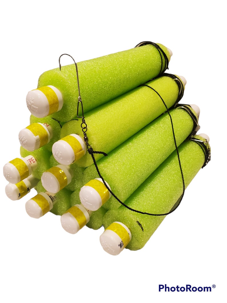 Catfish Noodle Jug Line Set of 10 – 7ft 120lb Braided Line, USA Made - Etsy